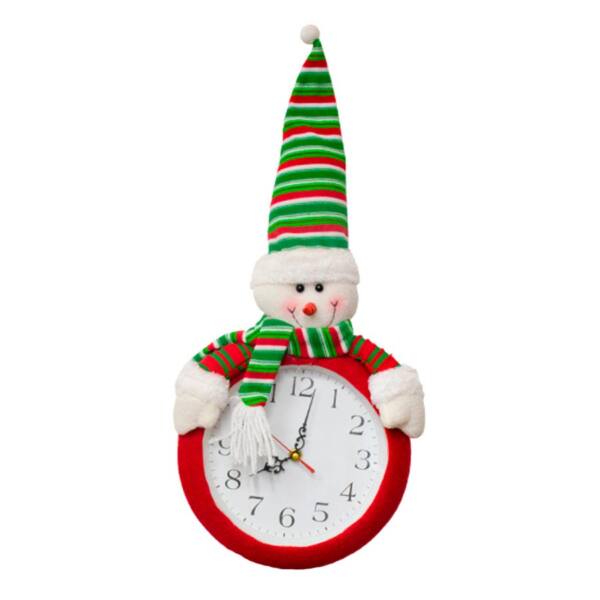 Reloj Navideño Clásico Rojo Nieve — Grupo Casa Lima