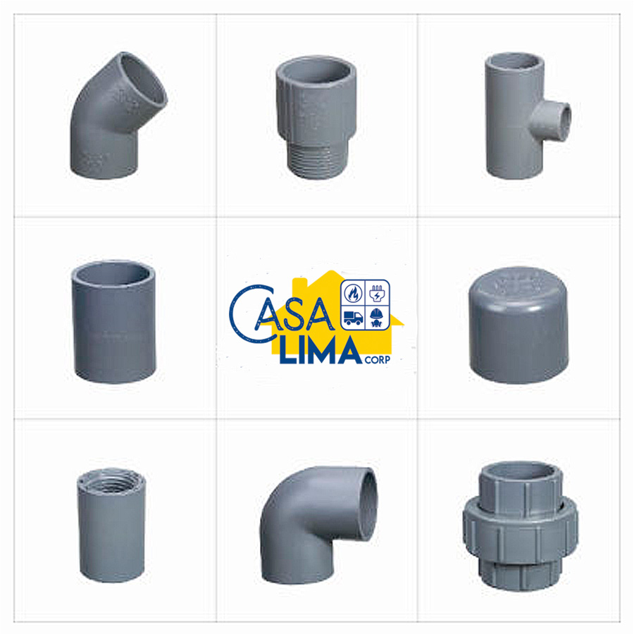 ᐉ Accesorios de PVC ️ — Precios — Grupo Casa Lima