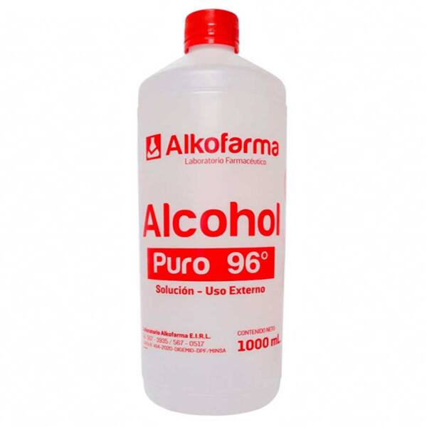 Alcohol puro de 96° x 1 LT - ALKOFARMA - E-Commerce Casa Lima
